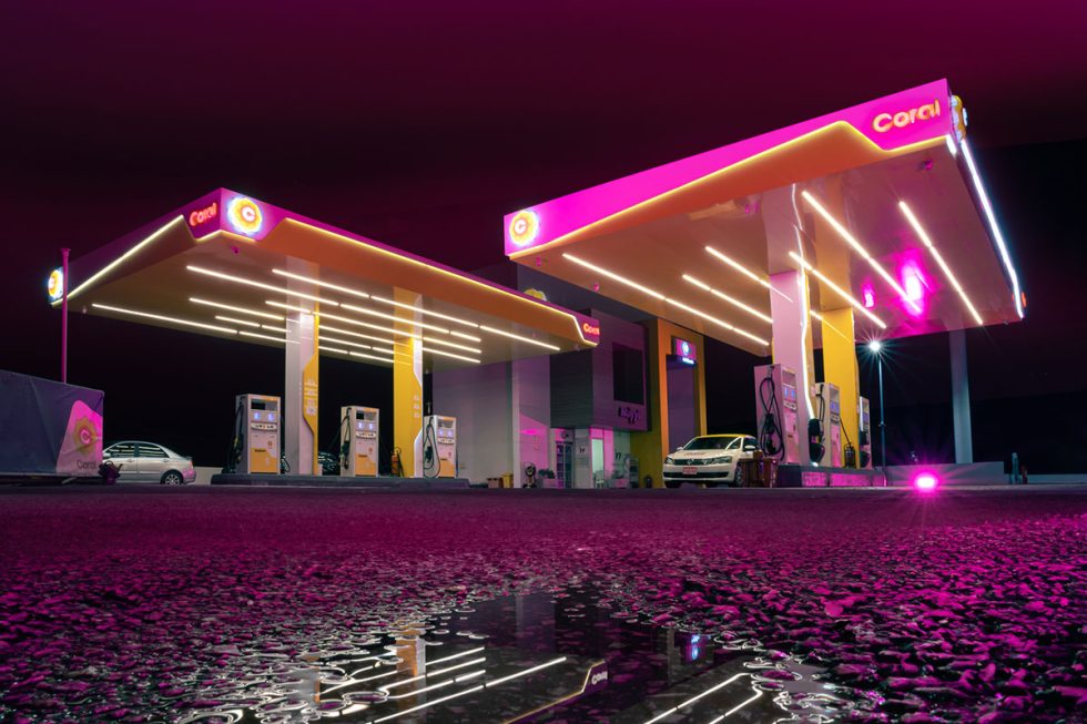 Coral stations turn pink to fuel awareness and hope - Coral Oil